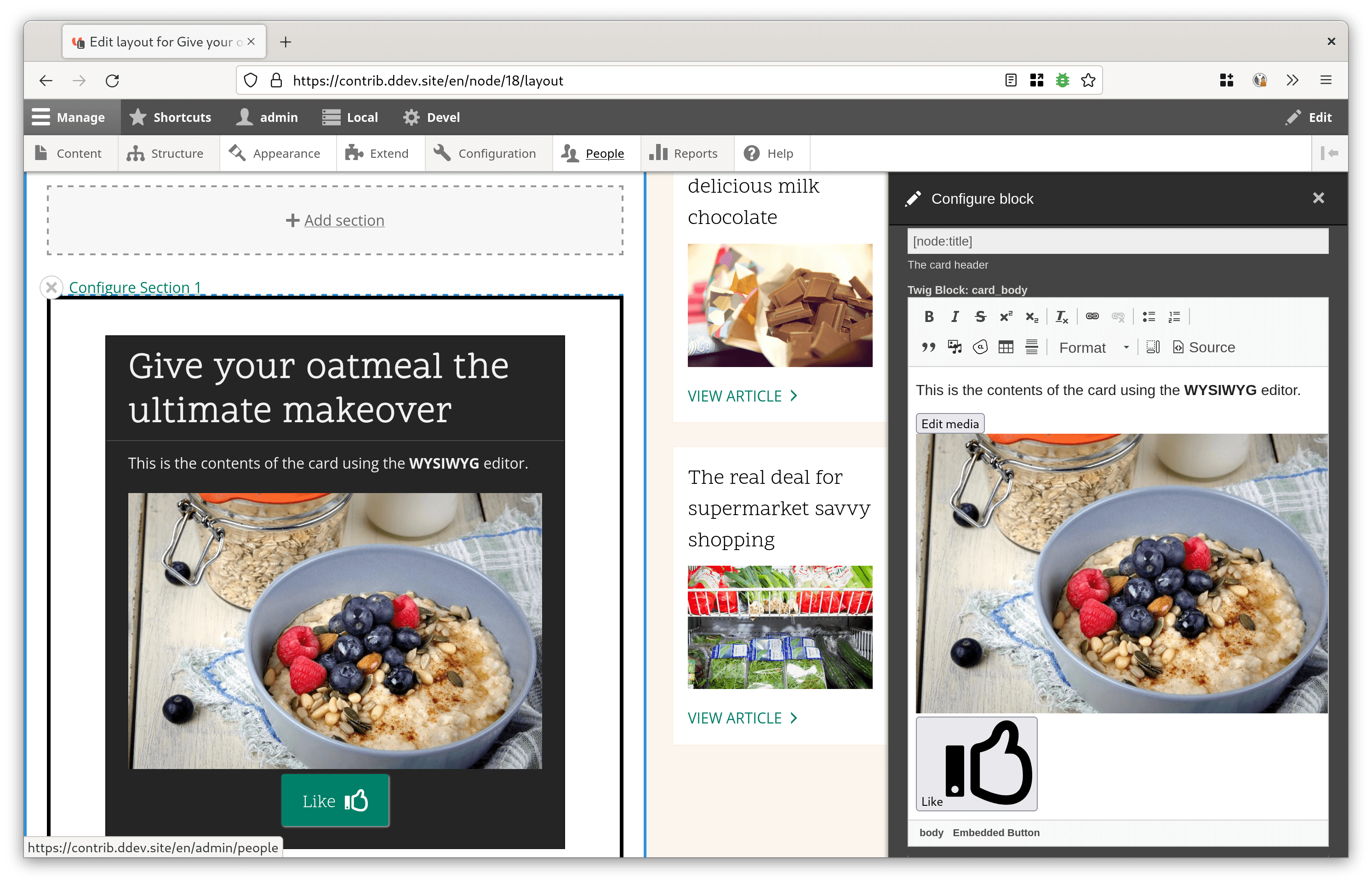 Component Libraries: Components | Drupal.org